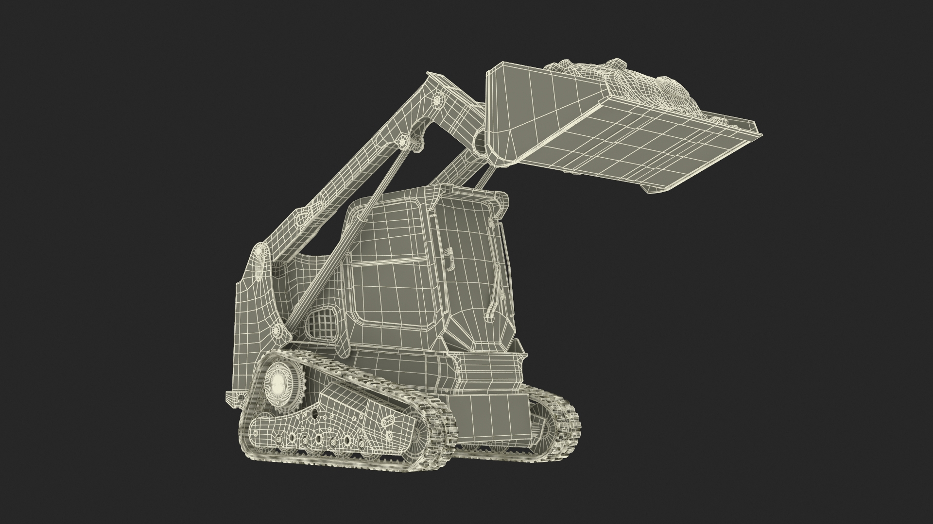 3D Skid Steer Loader With Operator And Soil Load Rigged - TurboSquid ...