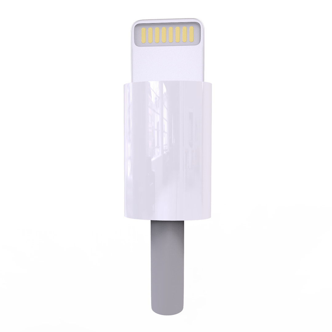 apple plug 3d model