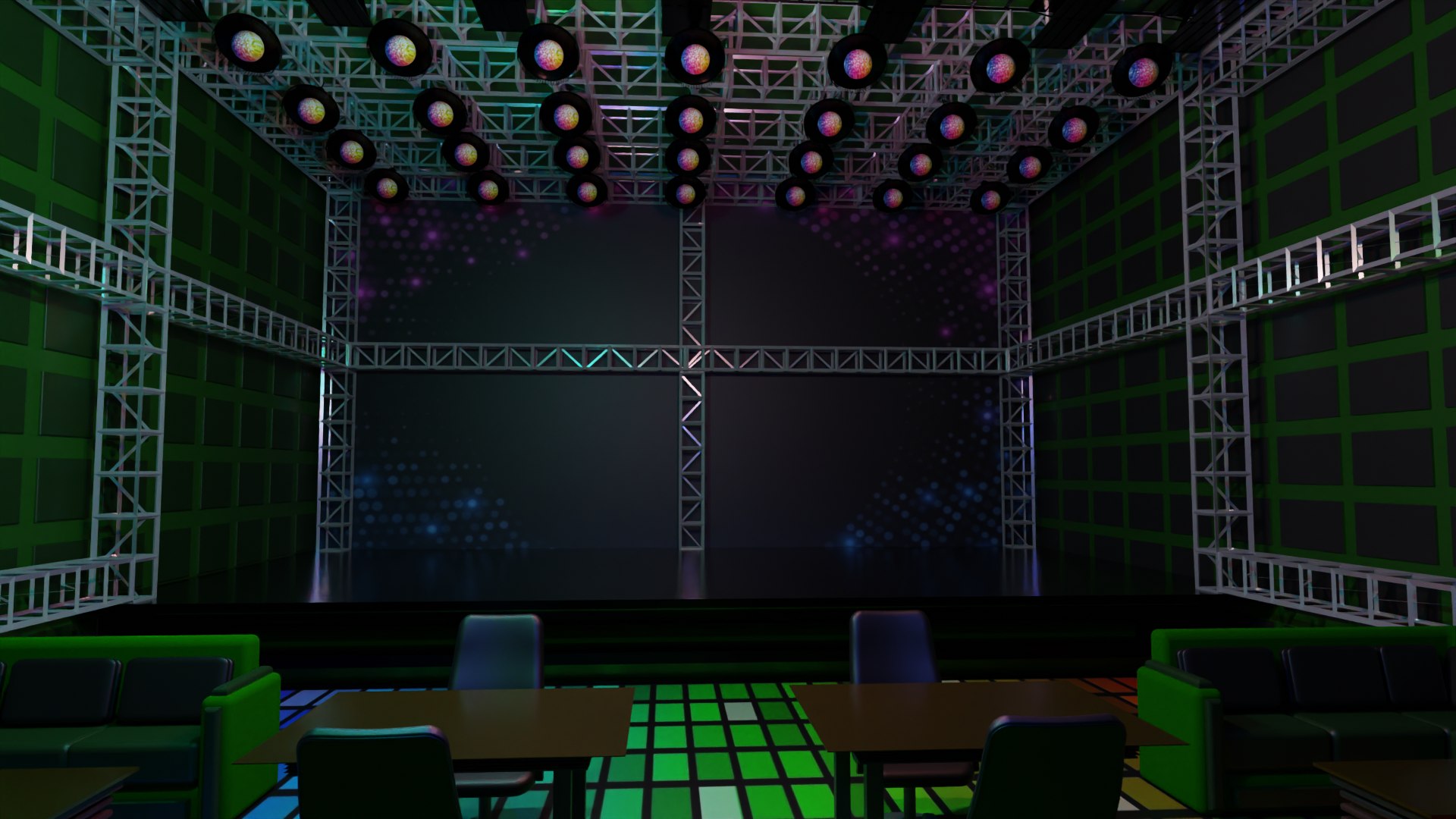 Nightclub Disco Interior 3D - TurboSquid 2161384