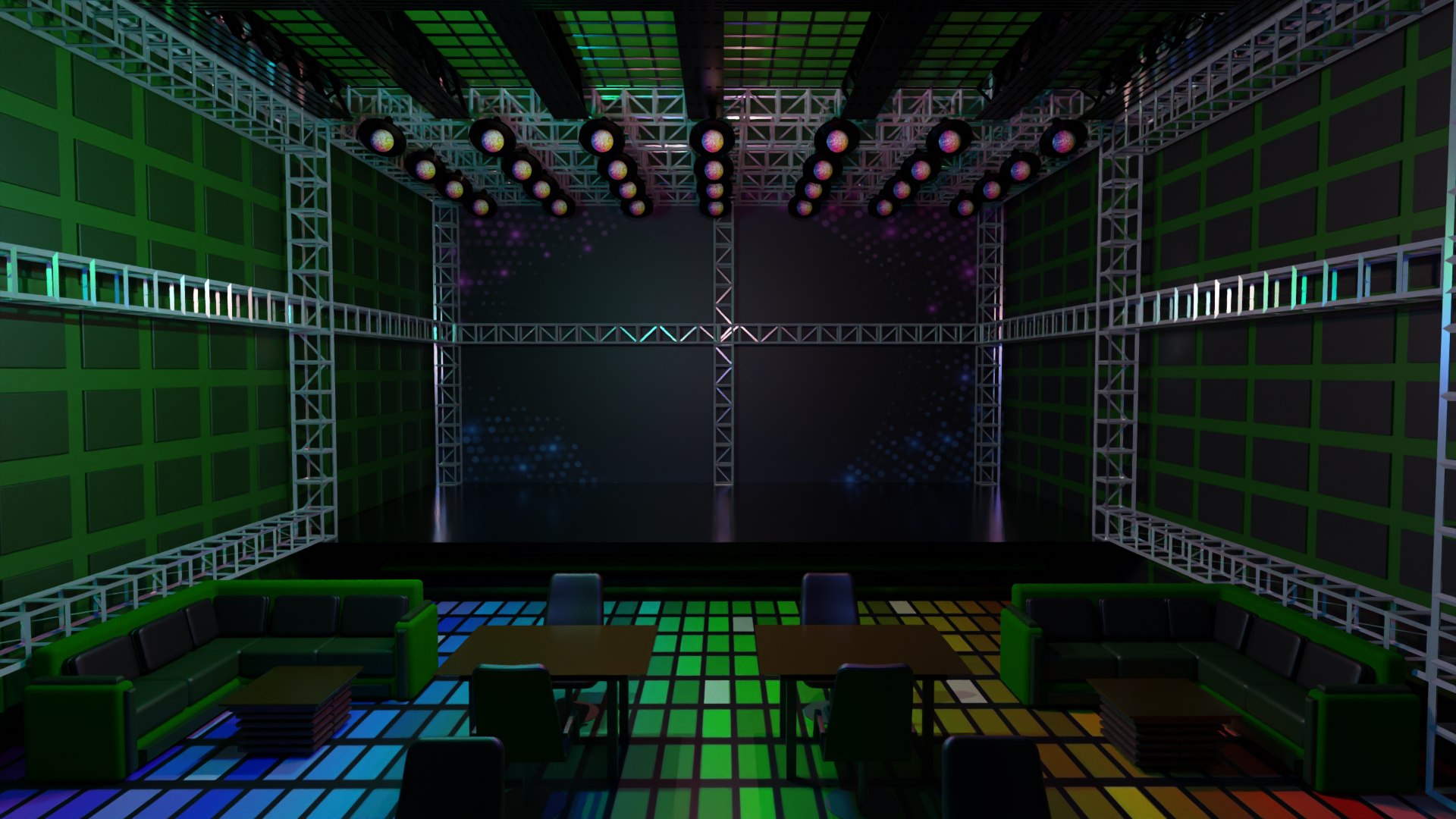 Nightclub Disco Interior 3D - TurboSquid 2161384