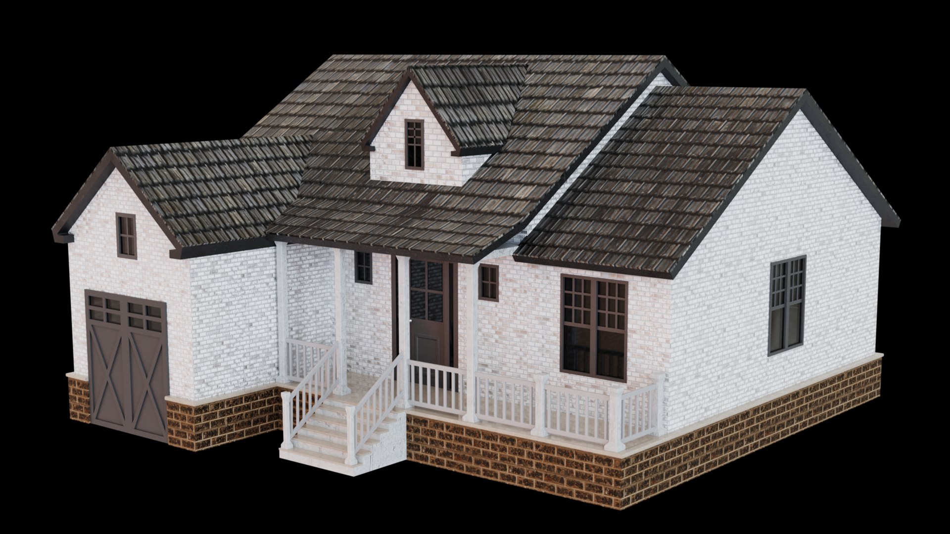 3D European House 01 Model - TurboSquid 2152507