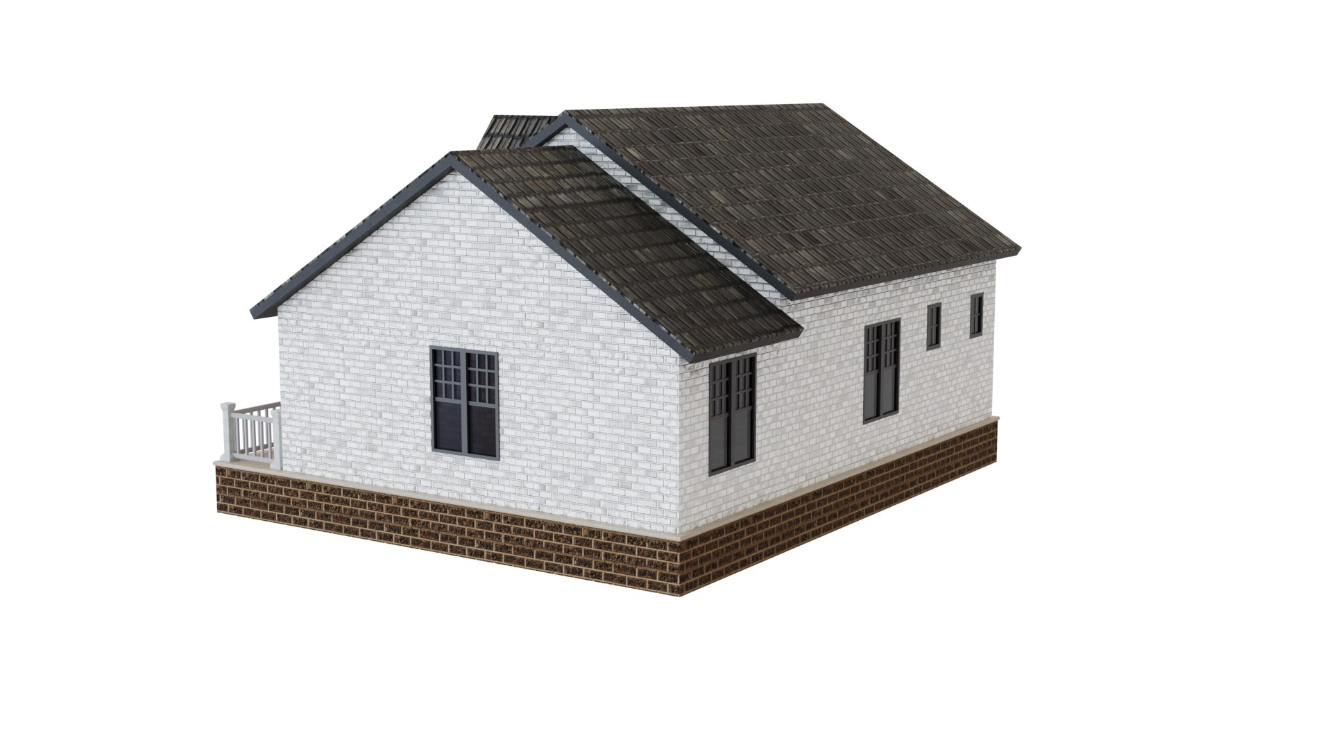 3D European House 01 Model - TurboSquid 2152507