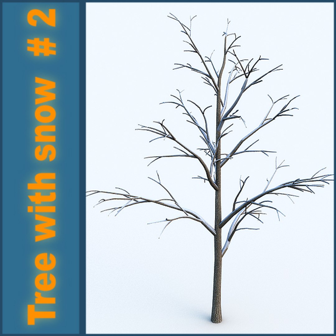 3d Model Snow Tree