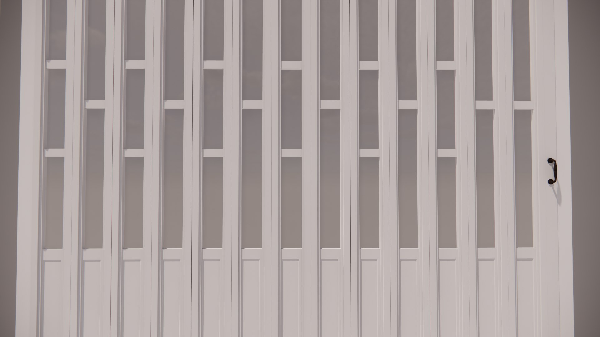 3D Interior Folding Shutter Door -A1 - TurboSquid 2386601