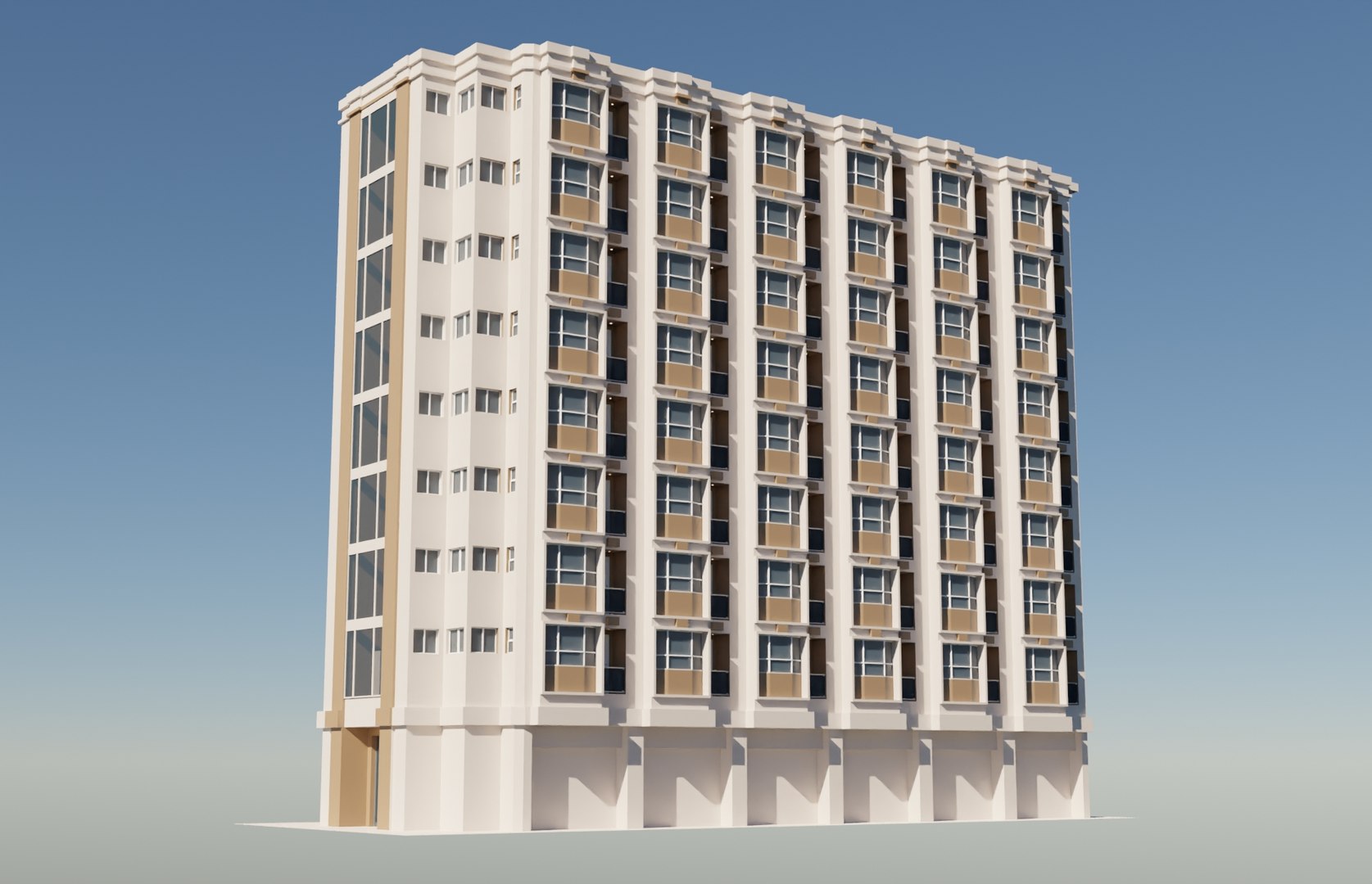 3D Hotel 3 Model - TurboSquid 2139268