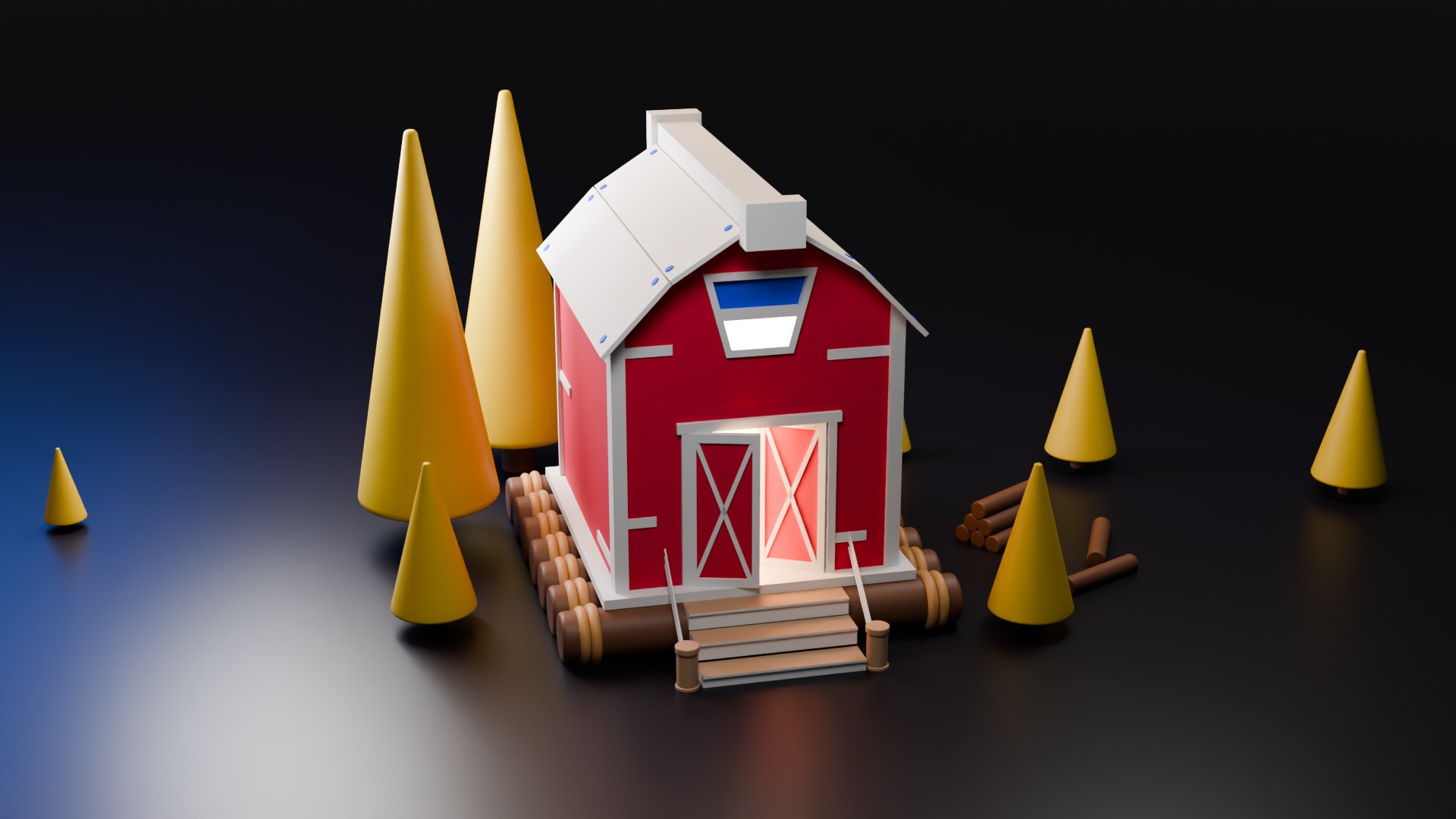 Free 3d Barn Model Model - TurboSquid 2387452