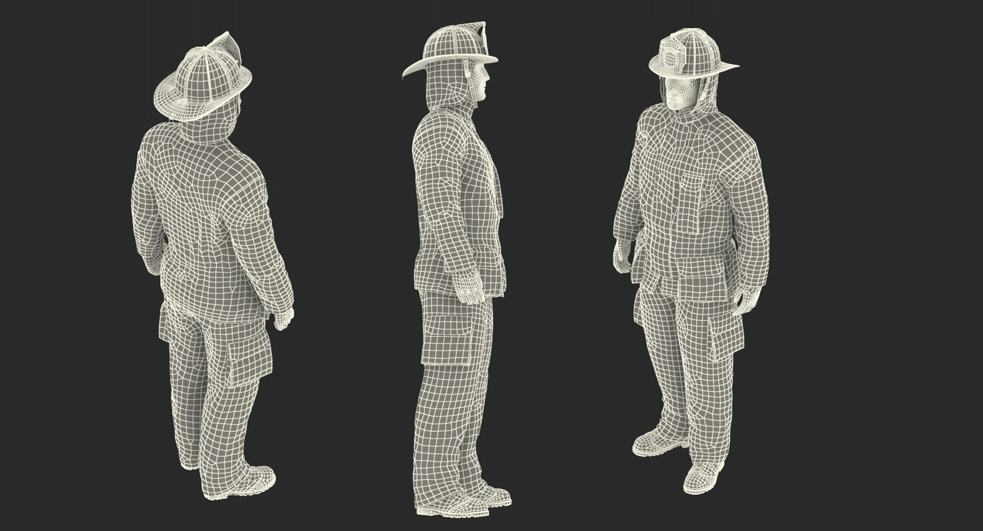 Firefighter Fully Protective Suit 3D Model - TurboSquid 1217281