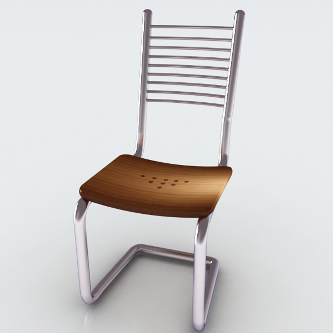3ds Max Steel Chair