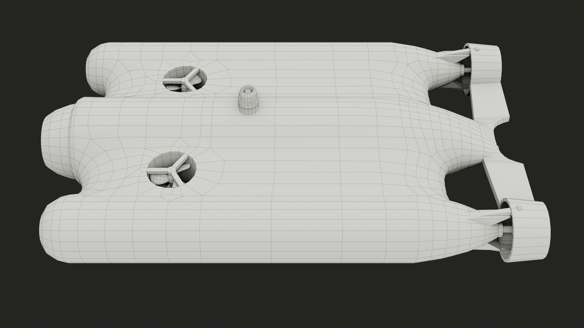 3D Autonomous Underwater Drone - TurboSquid 2024758