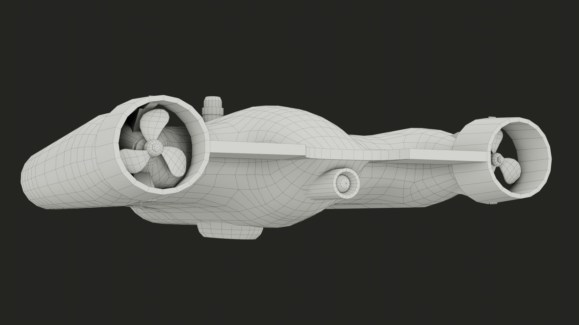 3D Autonomous Underwater Drone - TurboSquid 2024758