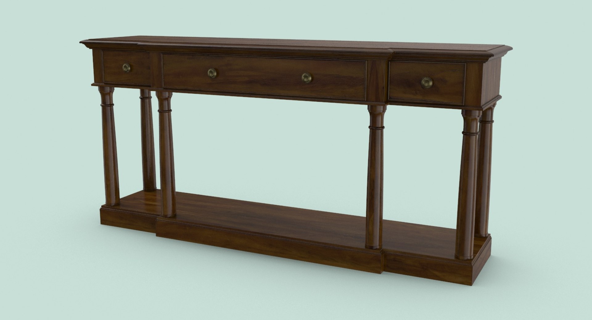 3D classical-console-table - TurboSquid 1261446