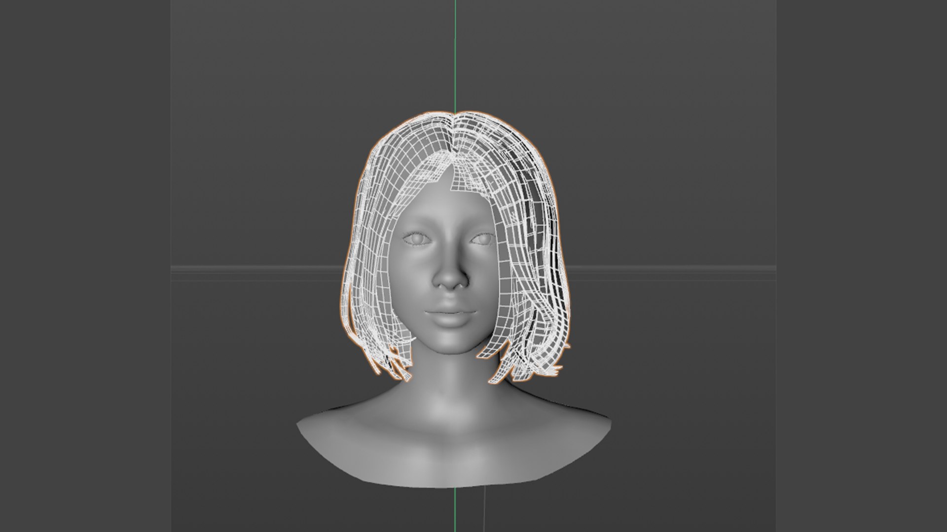 Free Game Ready Hair Model - TurboSquid 1920877