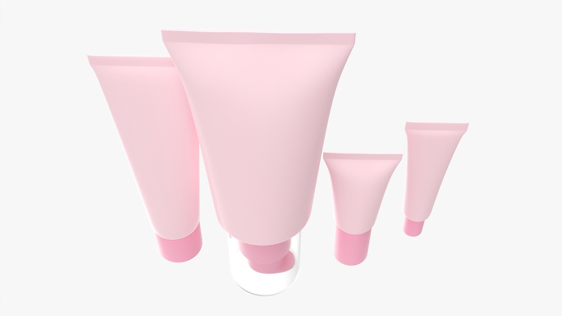 Cosmetics Tube Set 02 Mockup 3D Model - TurboSquid 1842829