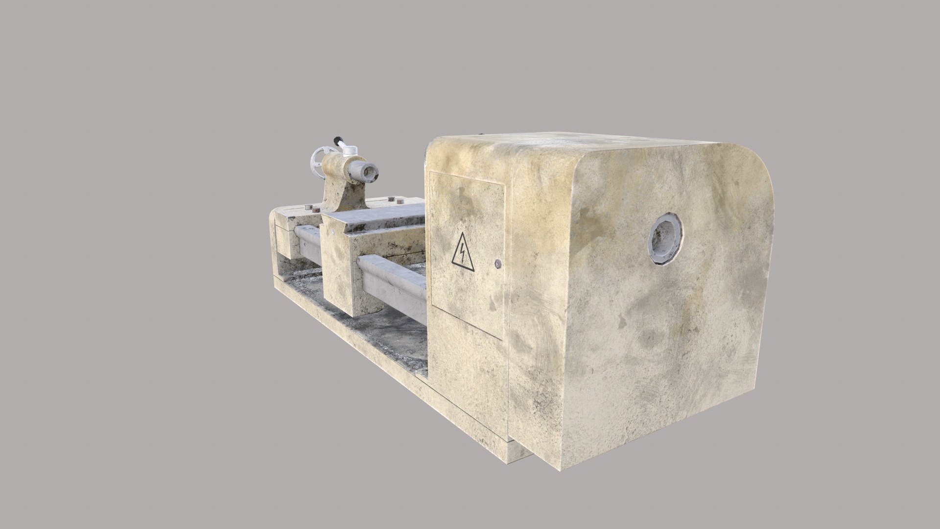 Lathe Machine 3D Model - TurboSquid 2342056