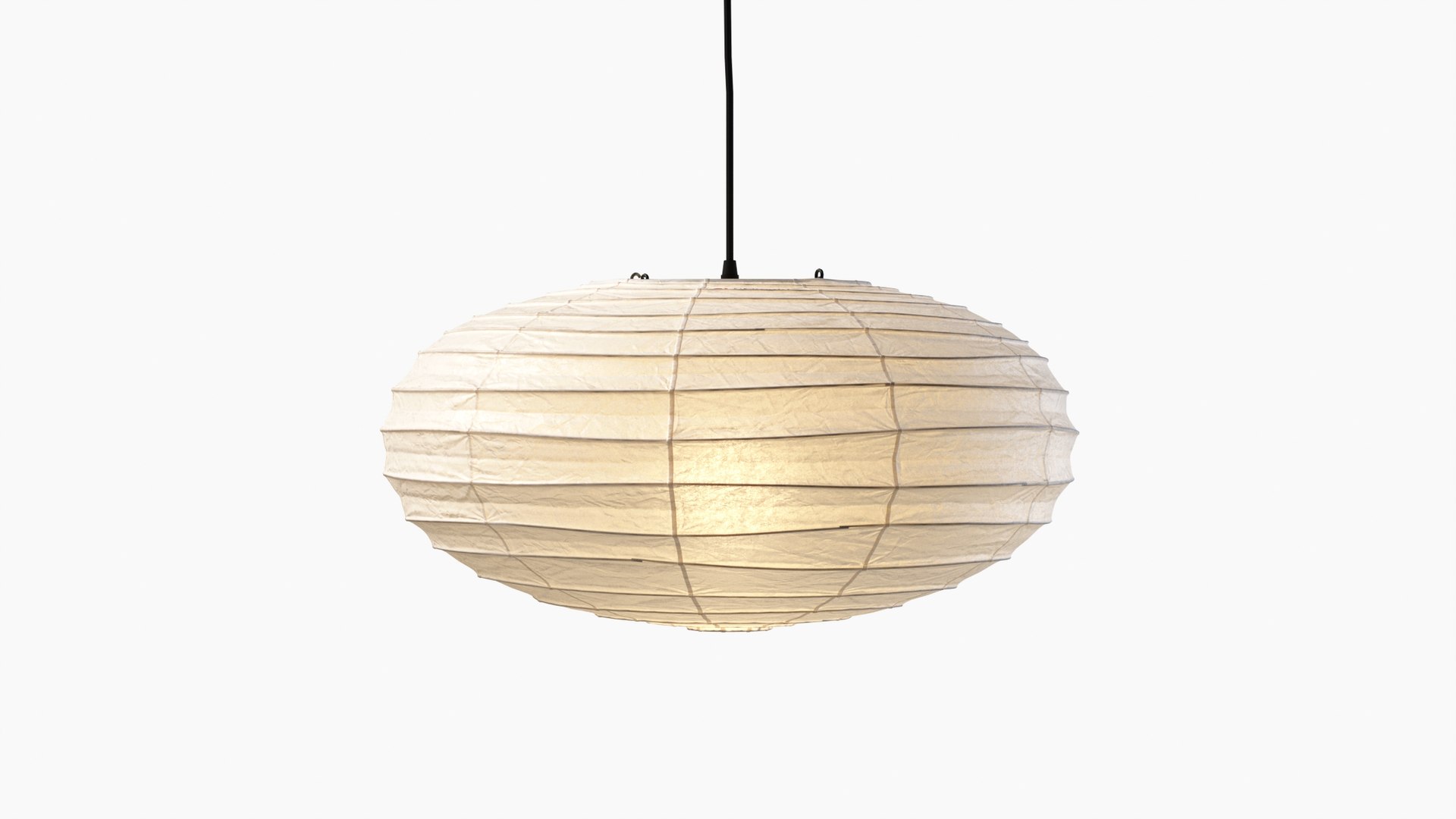 Akari 50EN Ceiling Lamp By Isamu Noguchi 3D Model - TurboSquid 2336572