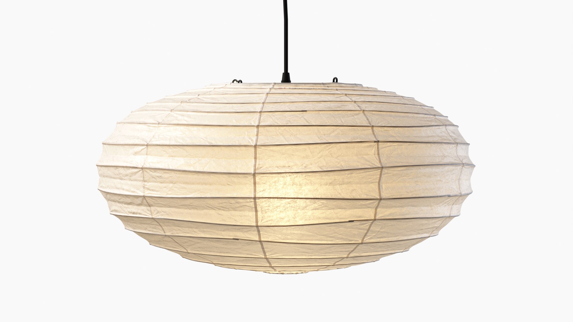 Akari 50EN Ceiling Lamp By Isamu Noguchi 3D Model - TurboSquid 2336572