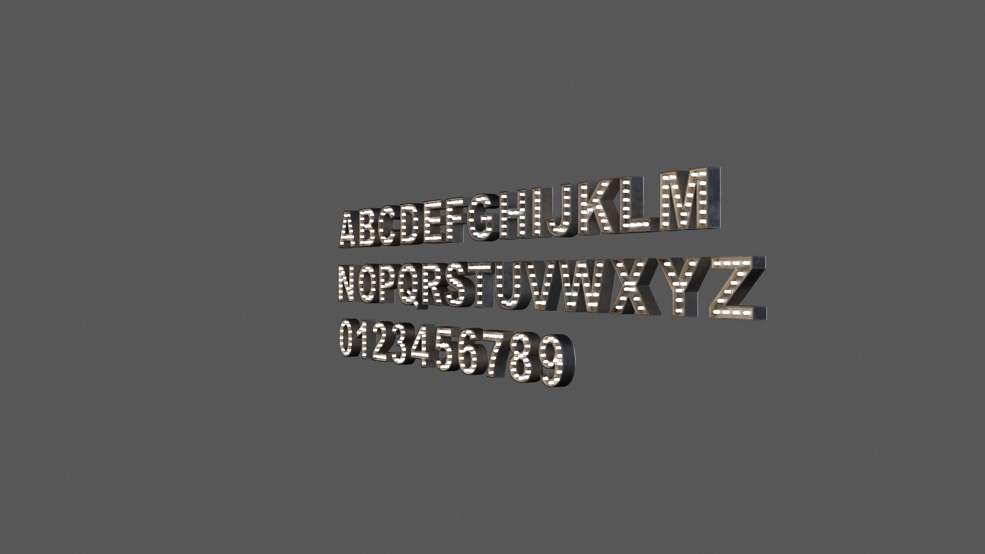 Letter Light Bulb 3D Model - TurboSquid 1285116