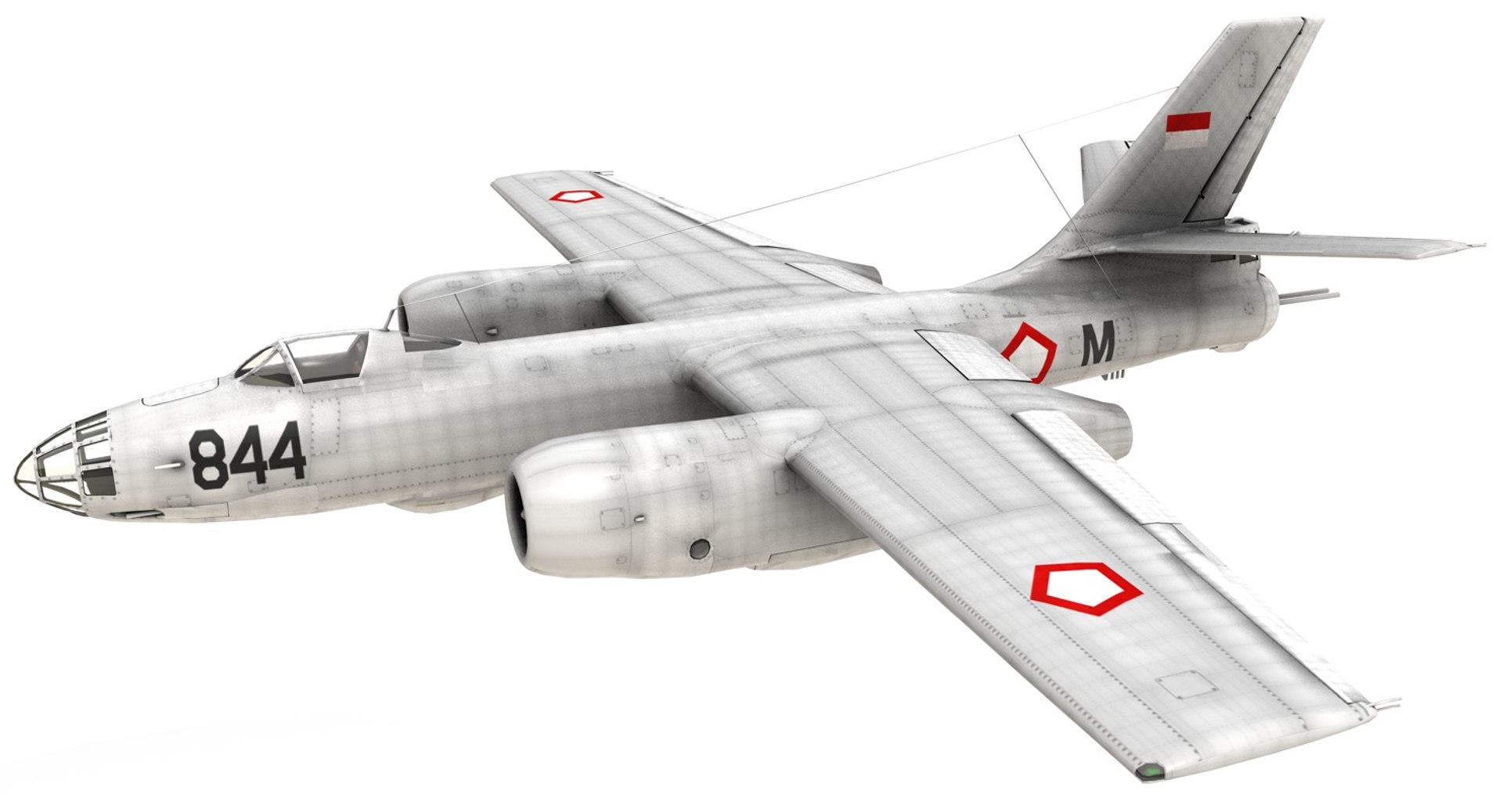 Ilyushin il-28 beagle bomber 3D model - TurboSquid 1167783