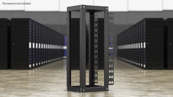 Open Frame Server Rack 36U Empty 3D model - TurboSquid 1849300