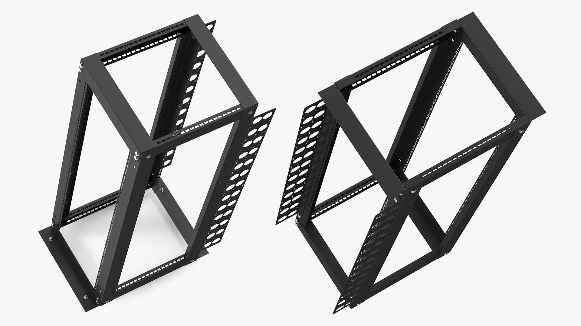 Open Frame Server Rack 36U Empty 3D Model - TurboSquid 1849300