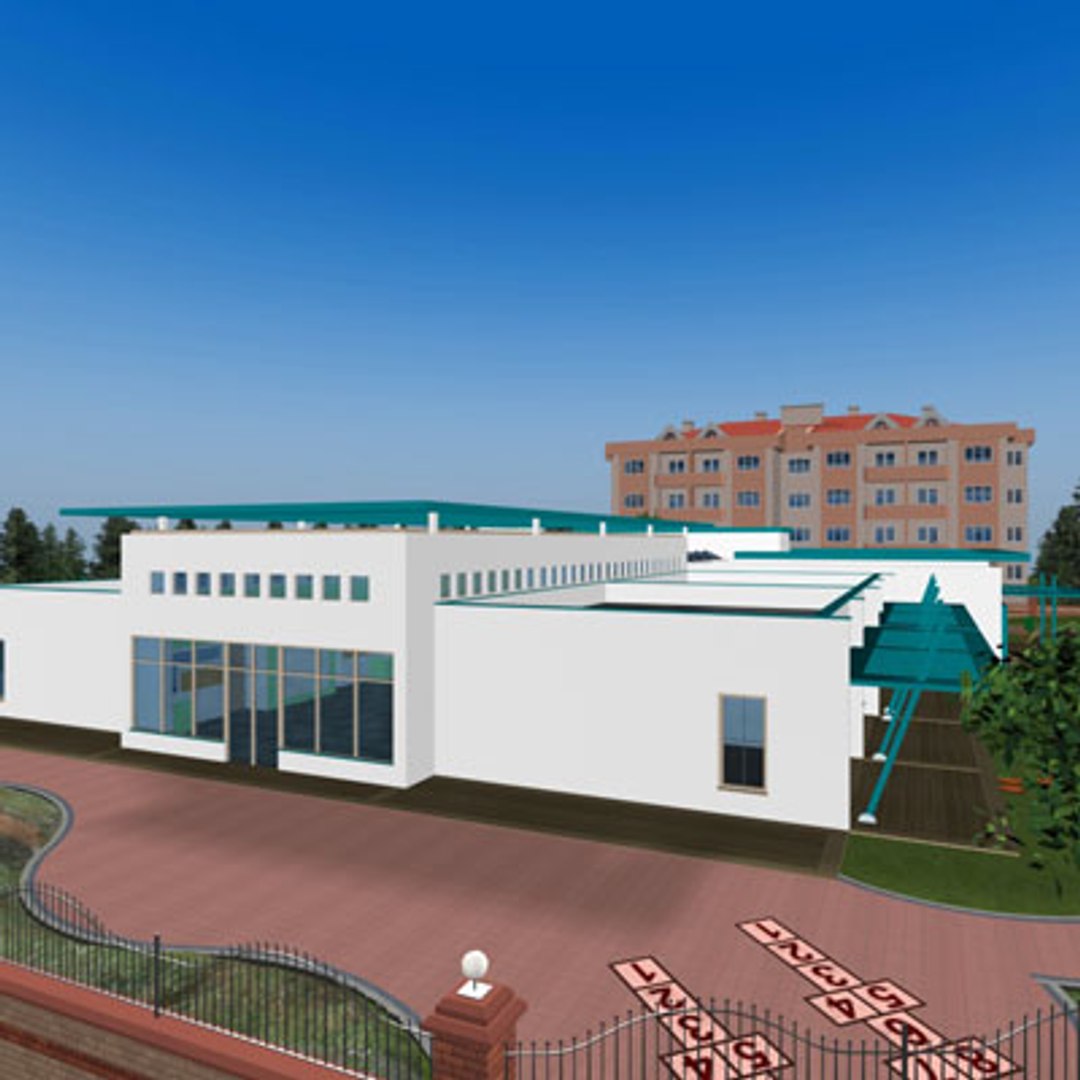 3d model school building