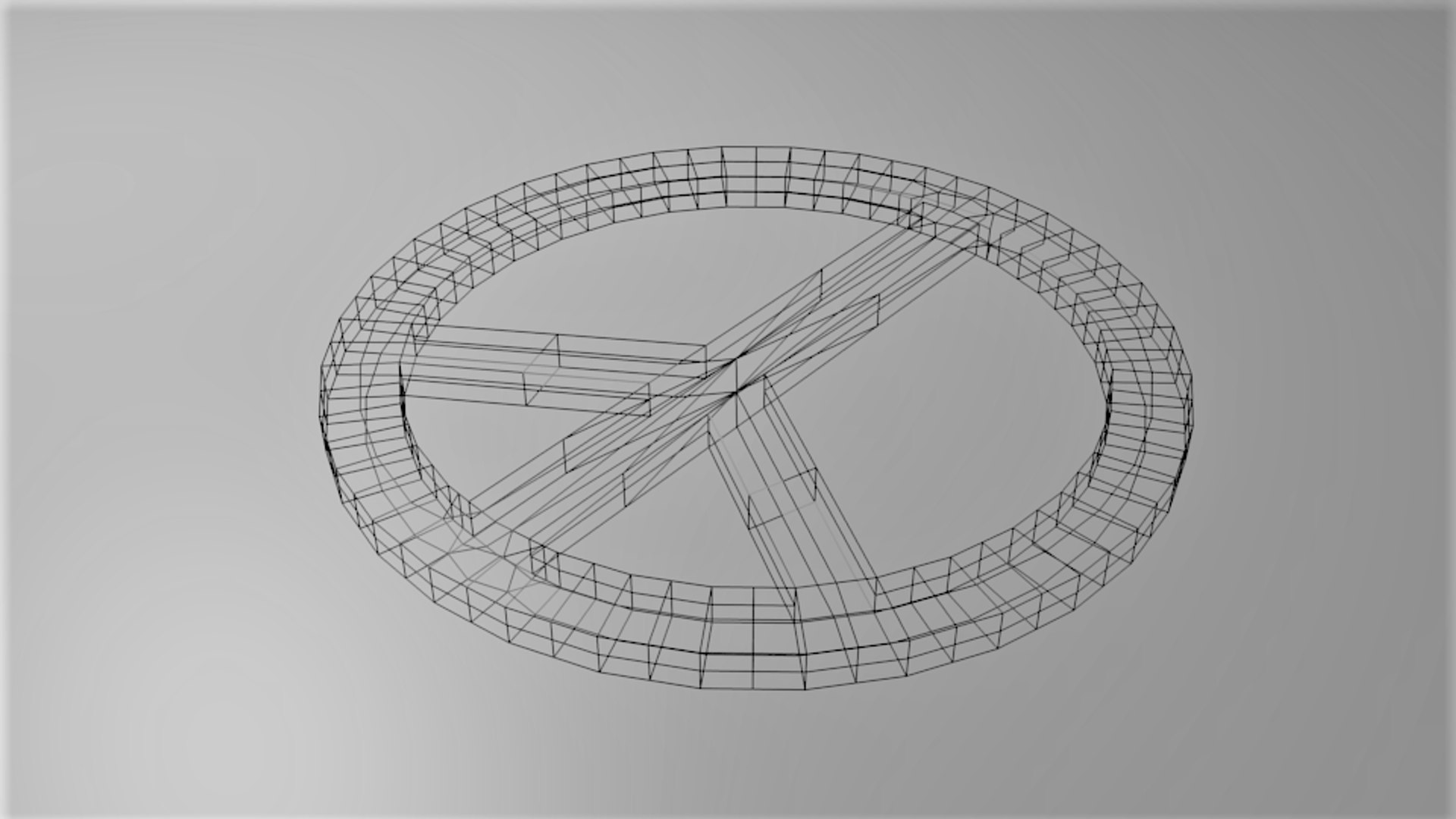 Symbol Peace 3D Model - TurboSquid 1496169