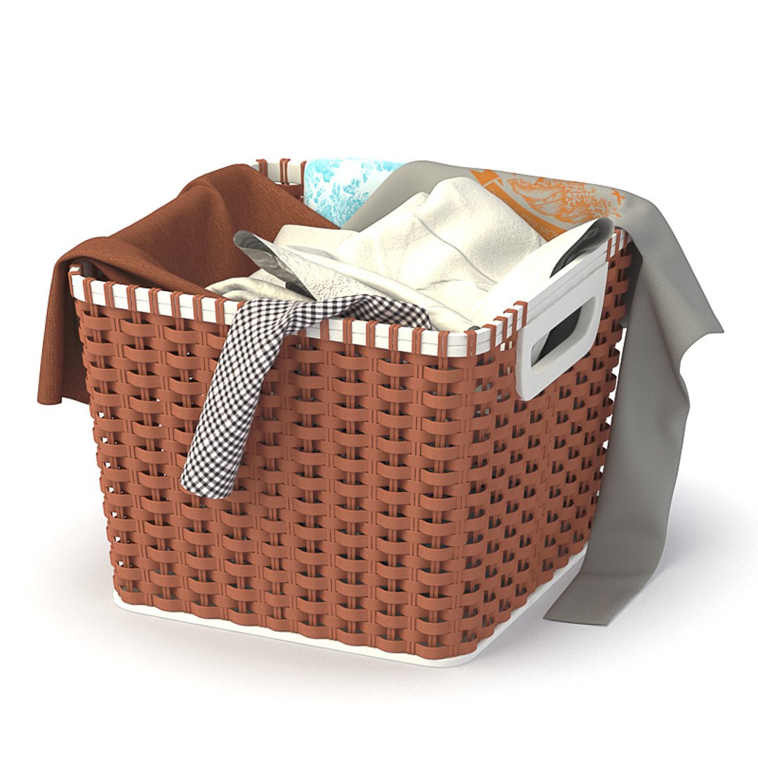 Cloth basket 3D model - TurboSquid 1358265