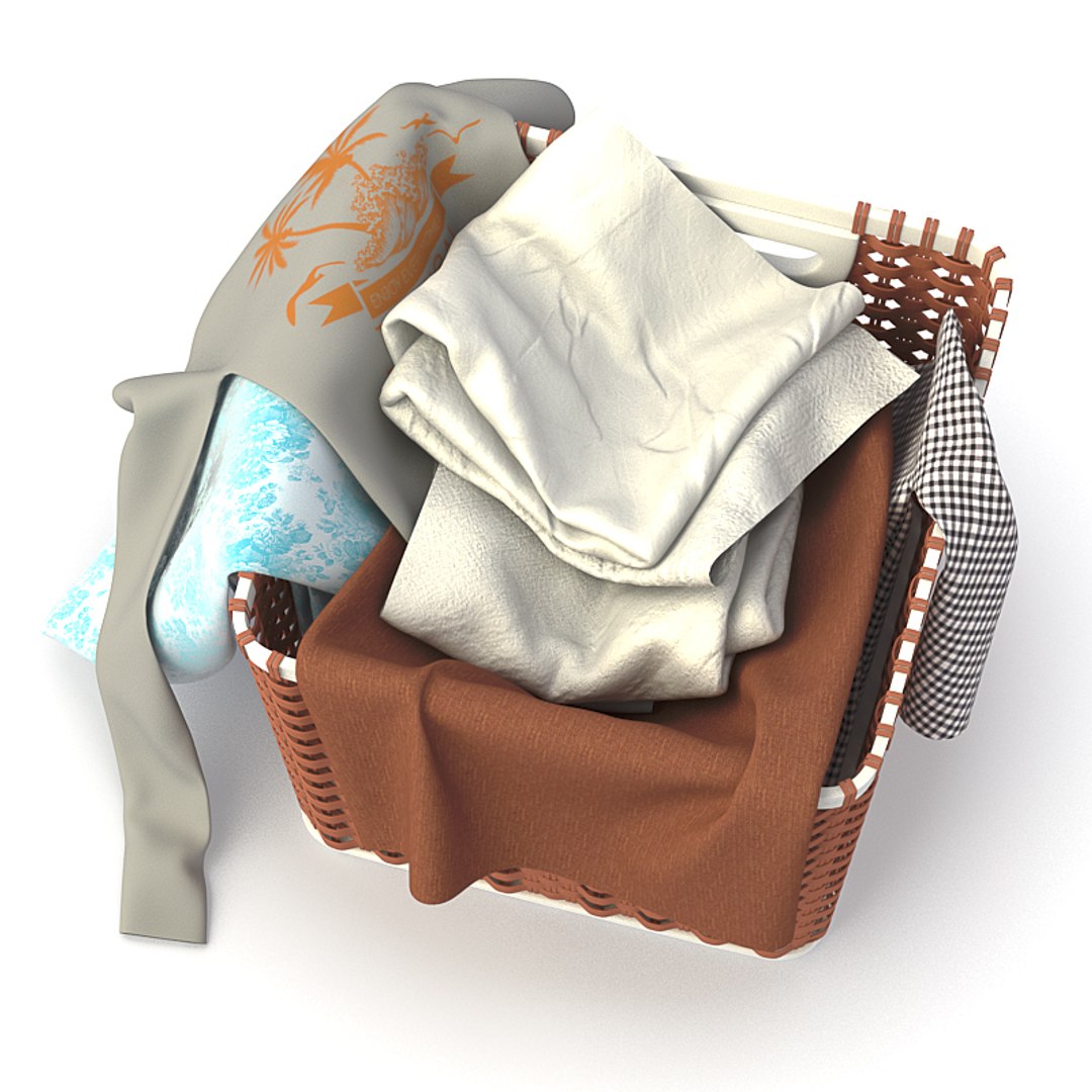 Cloth basket 3D model - TurboSquid 1358265