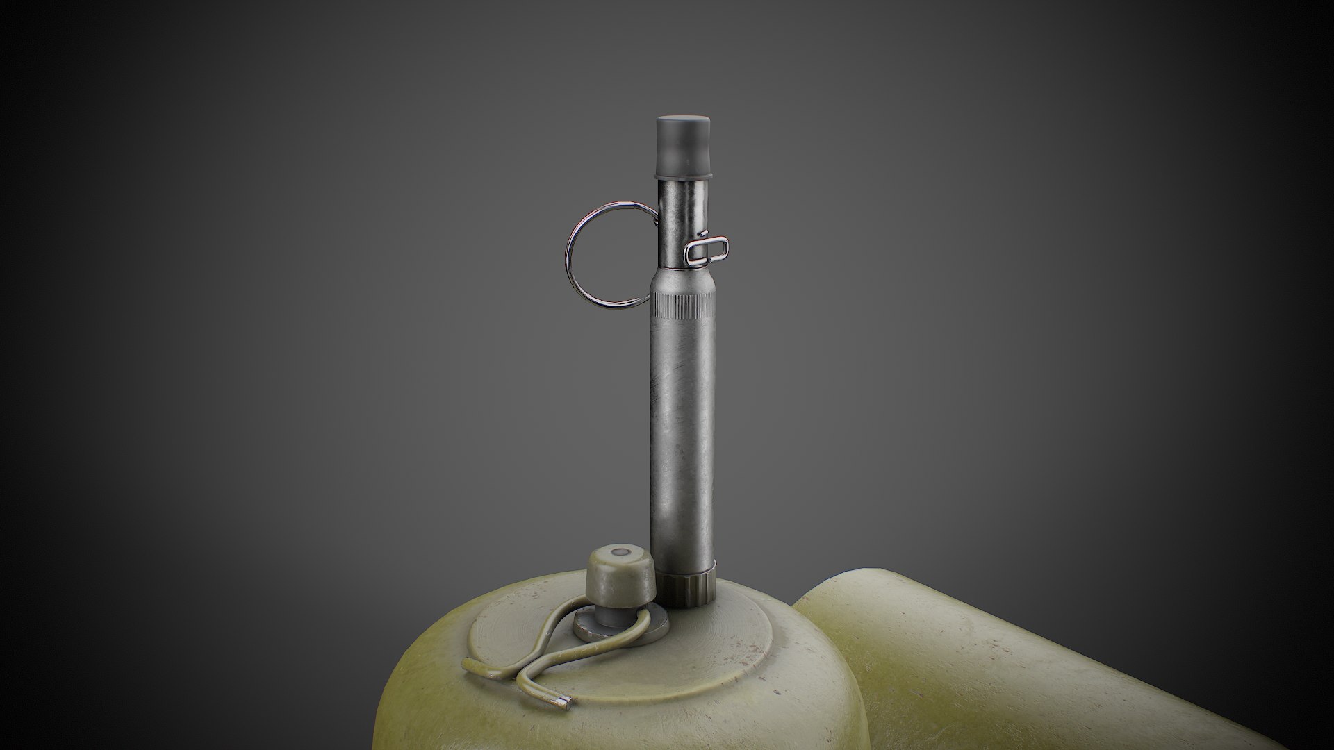 3D Model Soviet Bounding Anti-personnel Fragmentation Mine OZM-4 ...