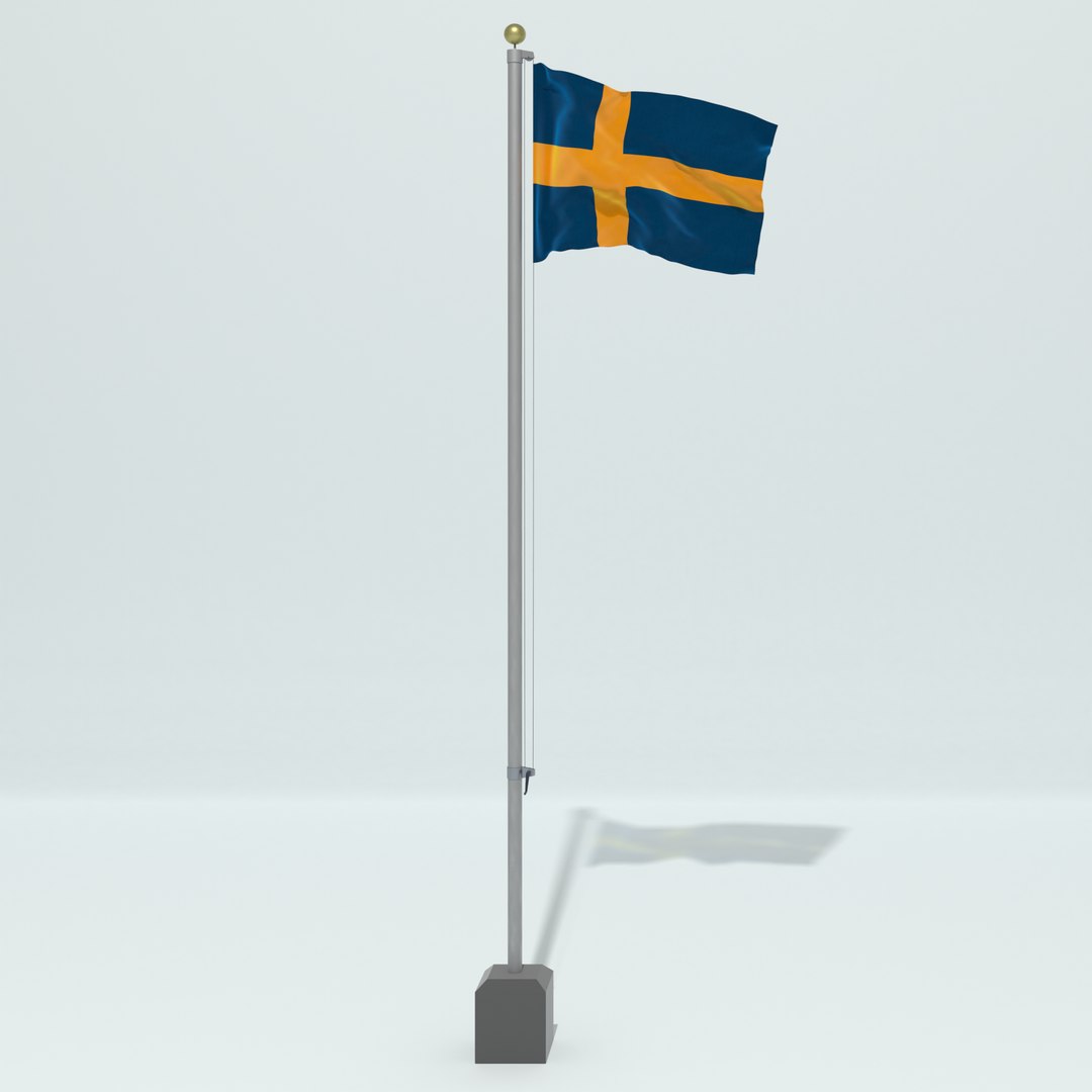 3D Model SWEDEN FLAG - TurboSquid 1822265