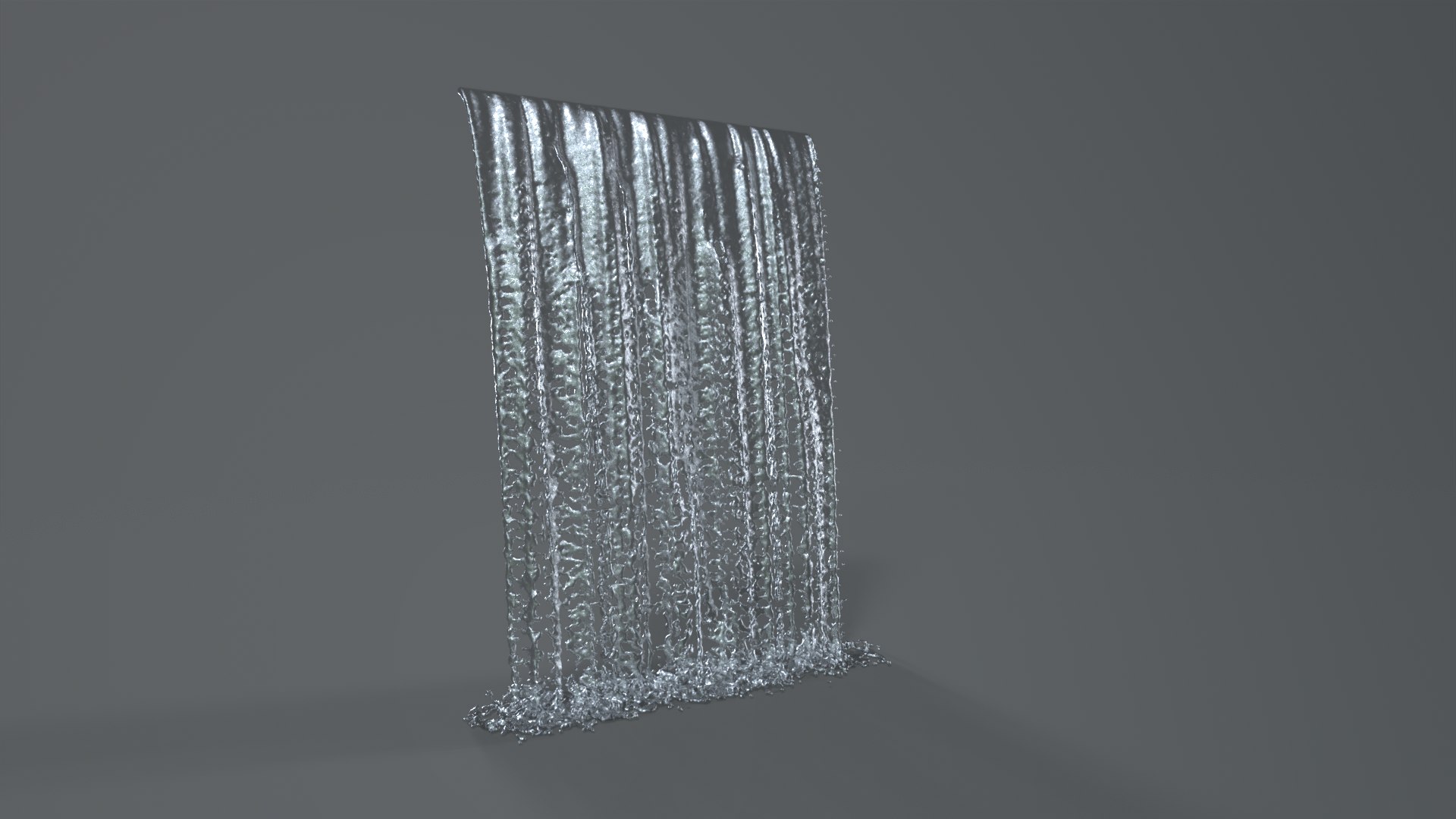 3D Animated Waterfall 250cm W 155cm H - TurboSquid 2356118
