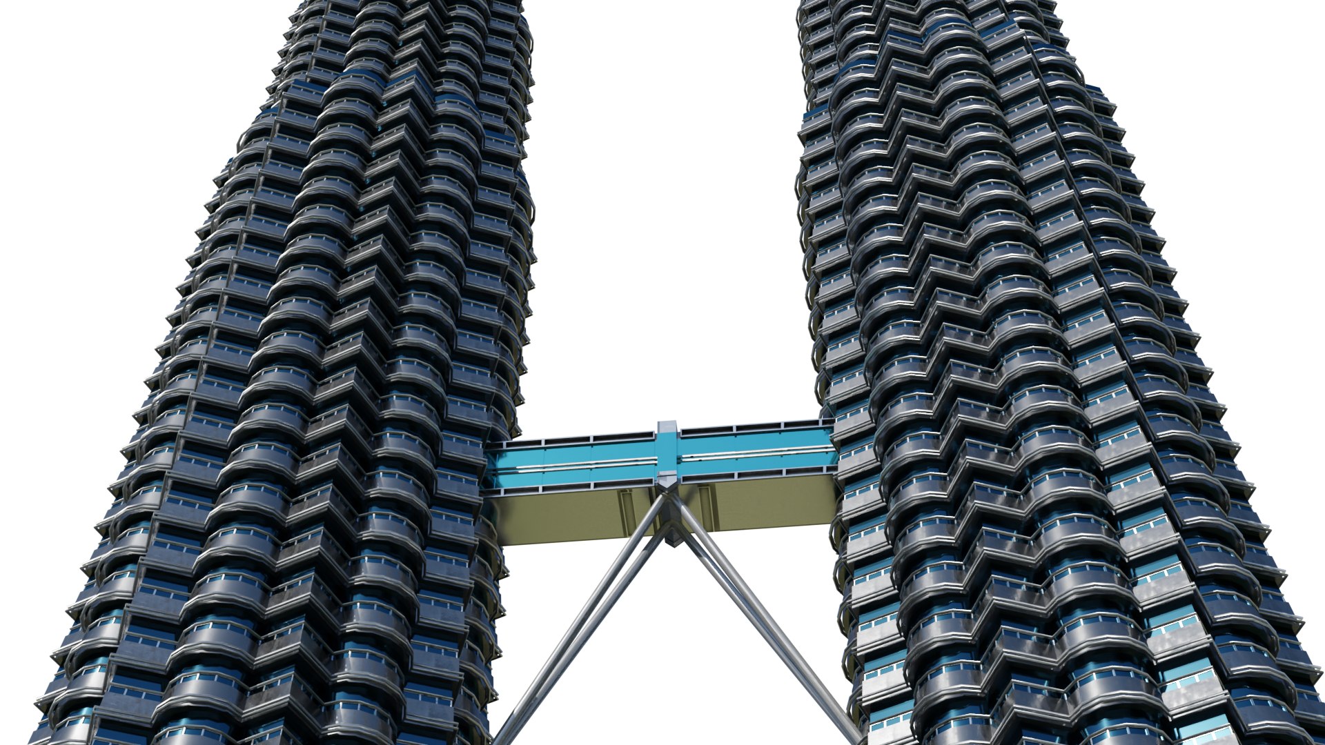 3D Petronas Towers - TurboSquid 2093272
