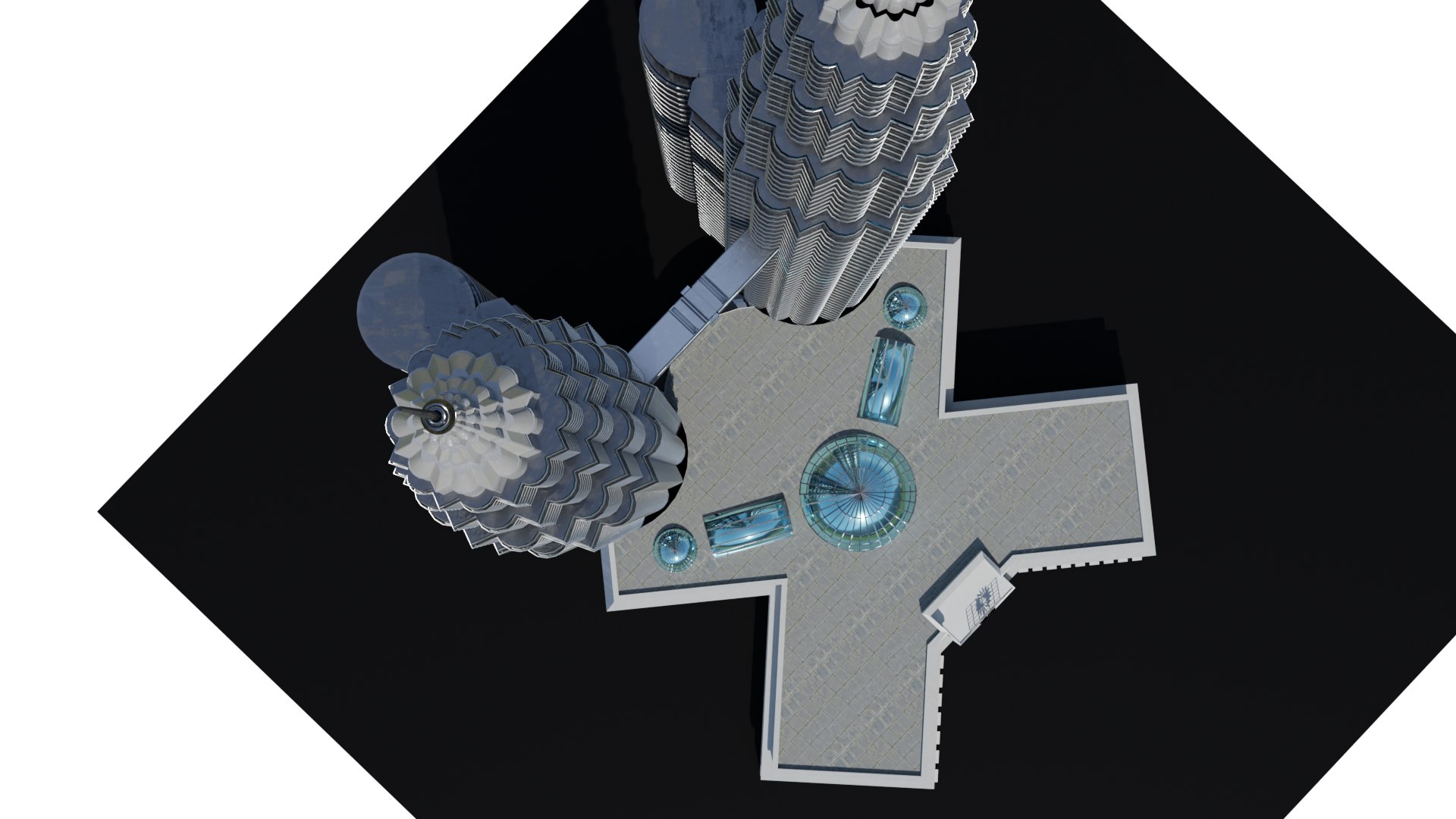 3D Petronas Towers - TurboSquid 2093272