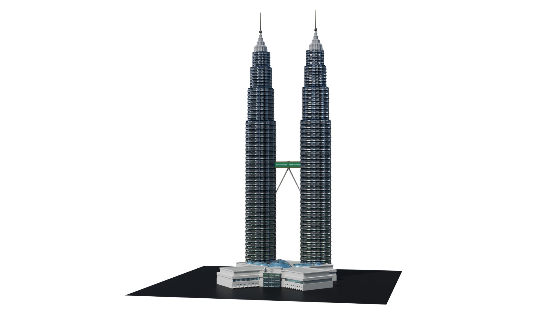 3D Petronas Towers - TurboSquid 2093272