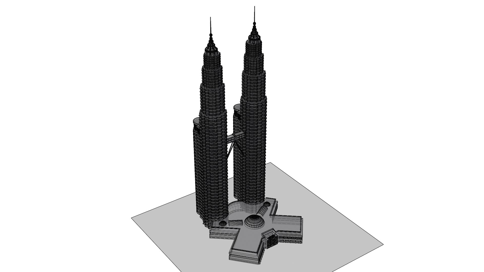 3D Petronas Towers - TurboSquid 2093272