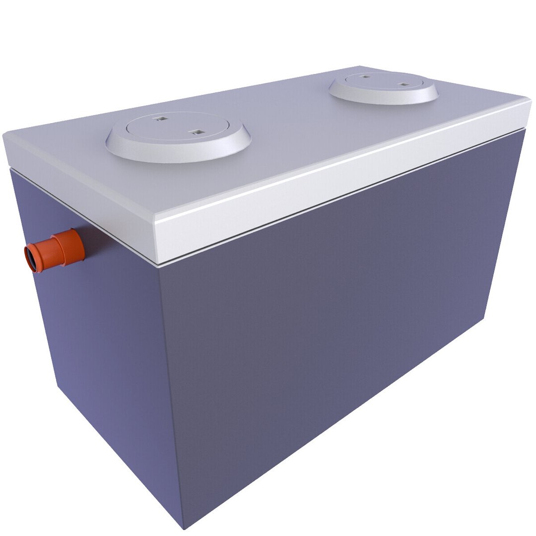 3D Concrete Septic Tank 9 Model - TurboSquid 1758114