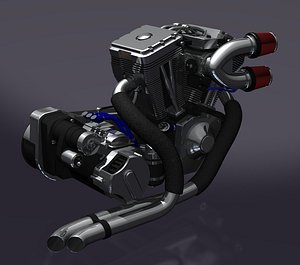3D Motorcycle Engine Models - Browse & Download Formats - TurboSquid