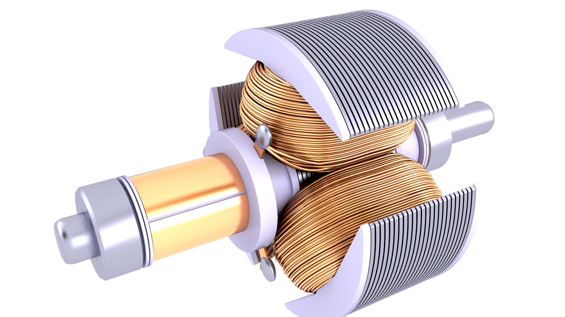 Electric Motor Rotor 50 Model - TurboSquid 2257490