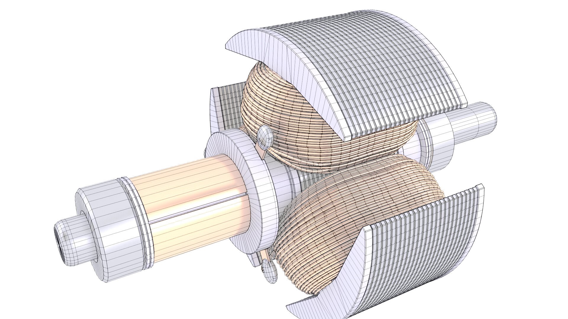 Electric Motor Rotor 50 Model - TurboSquid 2257490