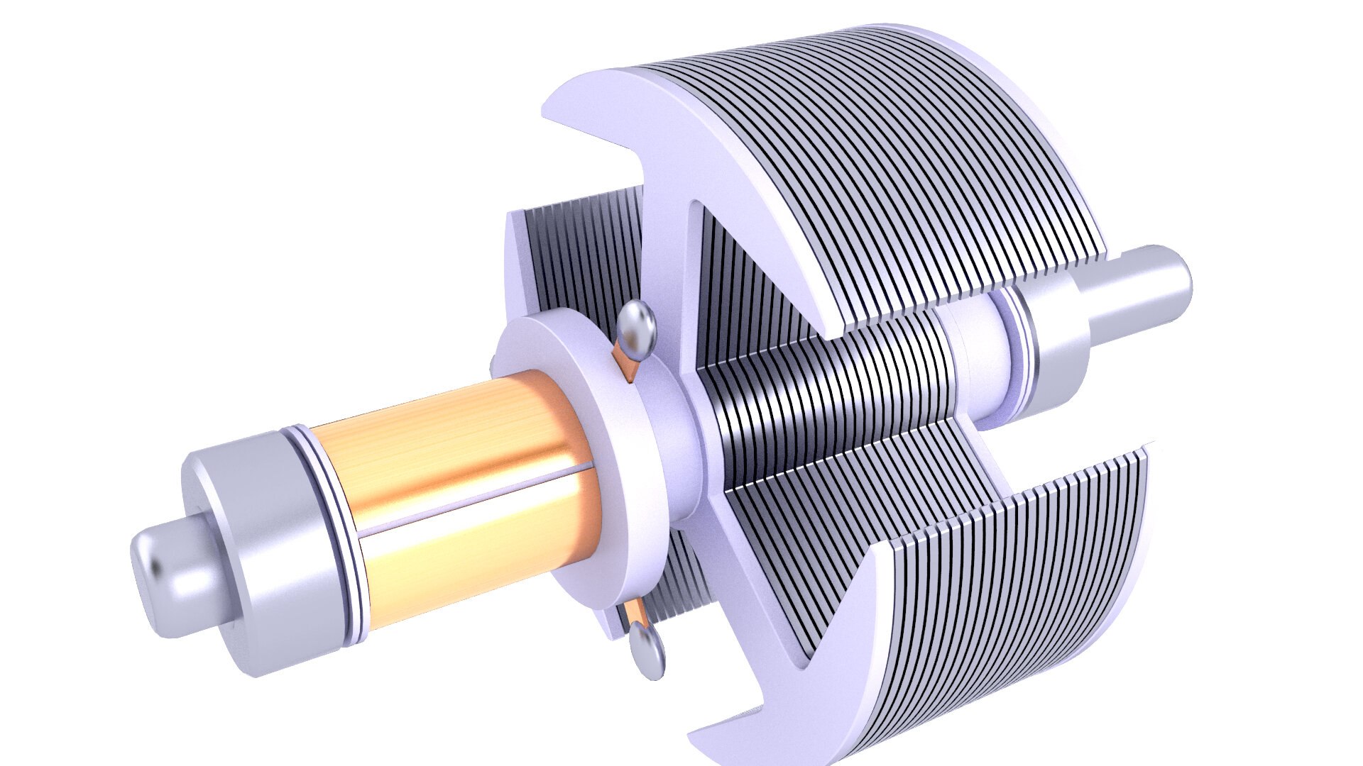 Electric Motor Rotor 50 Model - TurboSquid 2257490