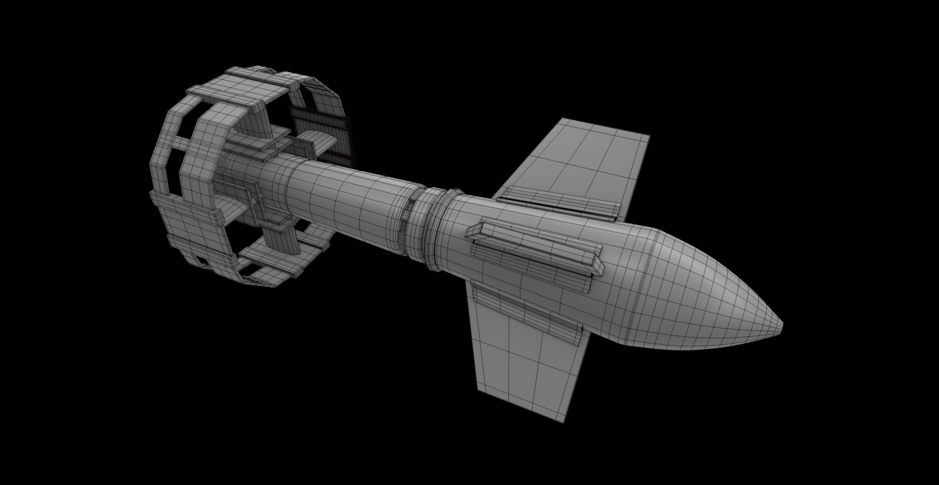 3D Model Glide Bomb 02 - TurboSquid 2298612