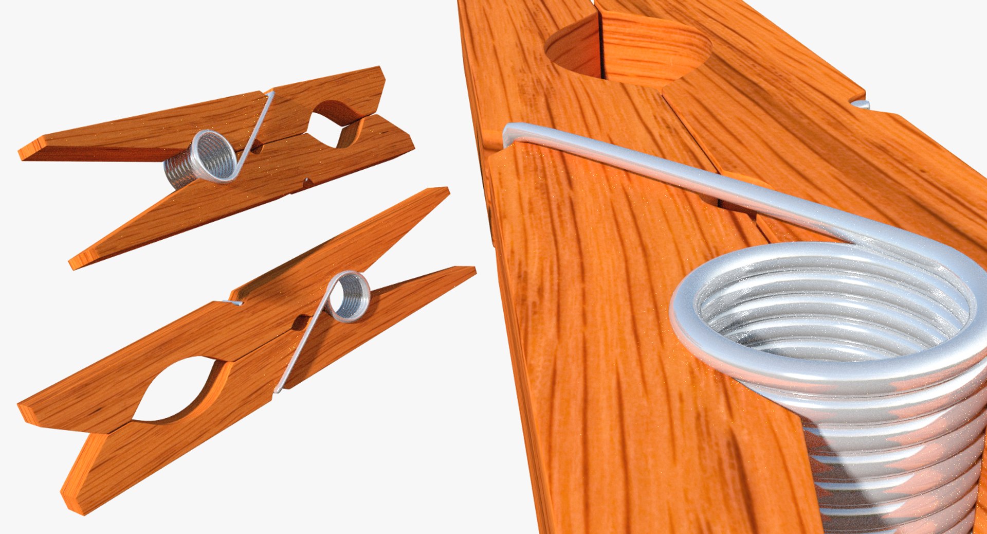 3d Clothespin Cloth Pin