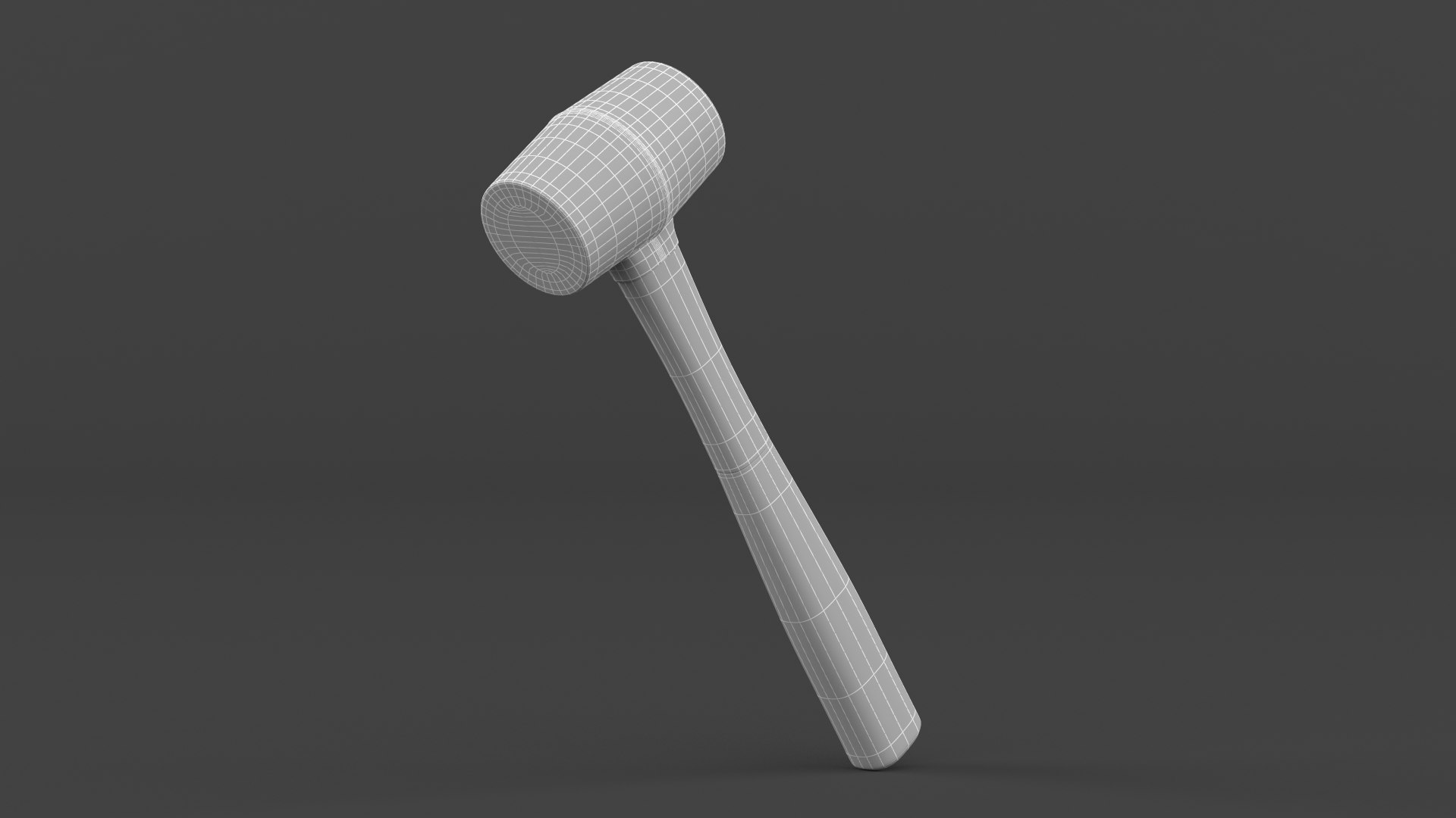 Fiberglass Handle Rubber Mallet 3D Model - TurboSquid 1994558