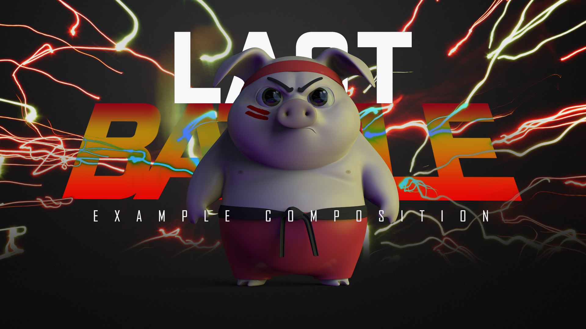 Angry Pig Cartoon Character 3D - TurboSquid 2321358