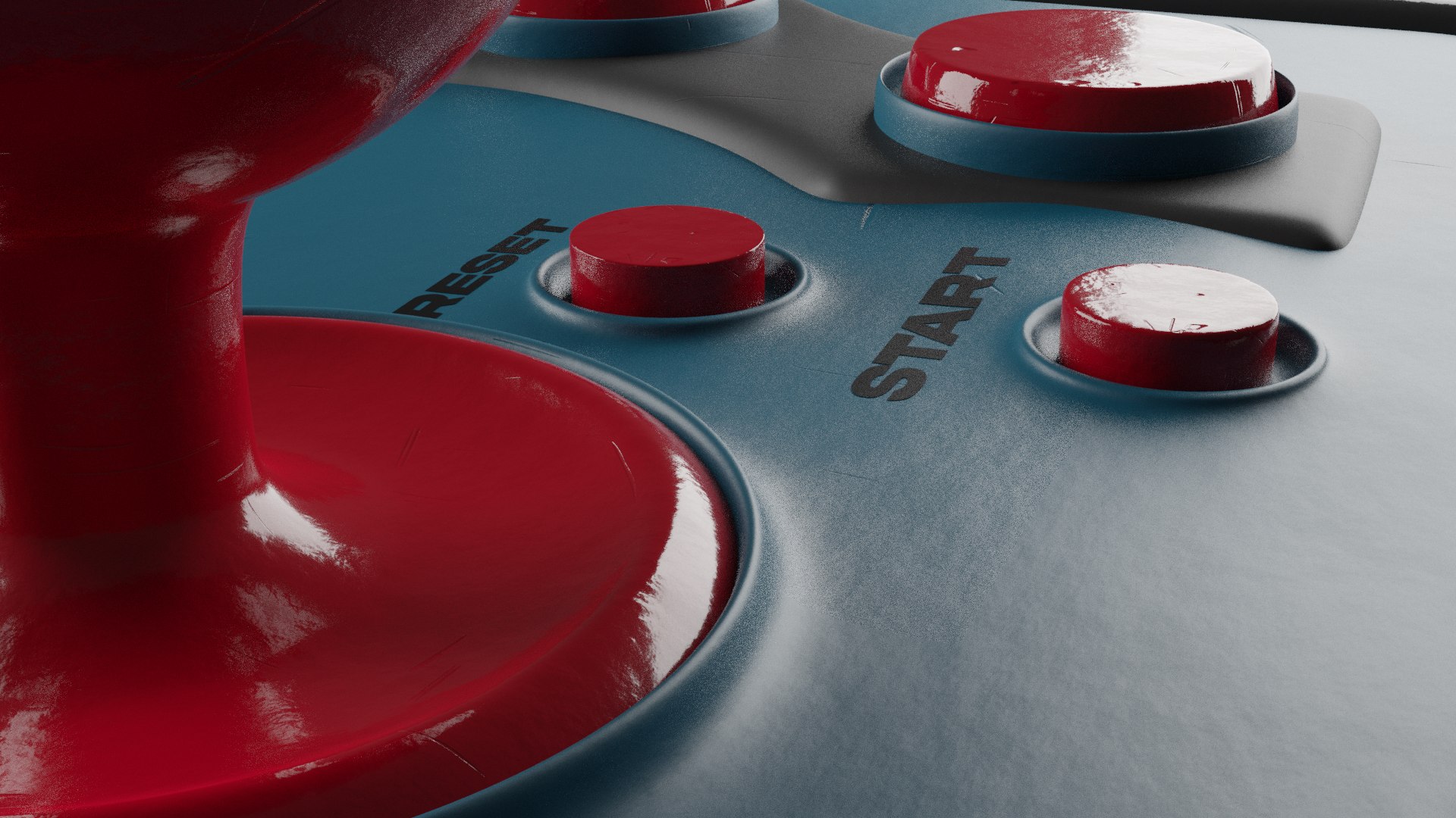 3D Retro Joystick - TurboSquid 1982903