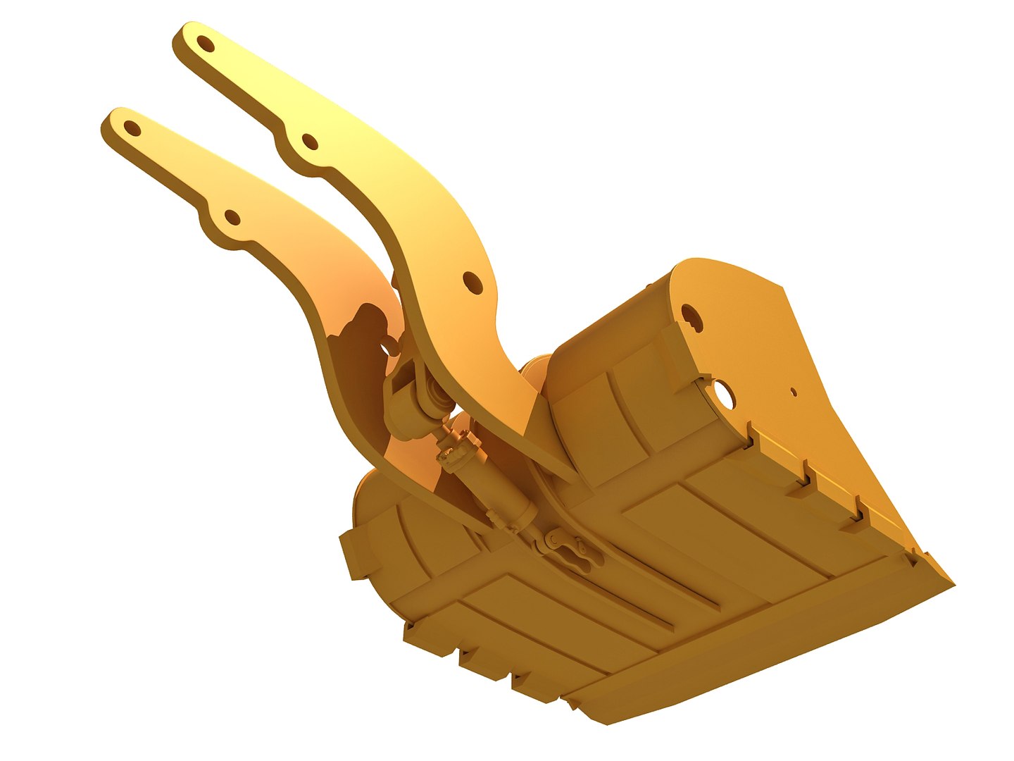 Excavator Bucket 3D Model - TurboSquid 1390198