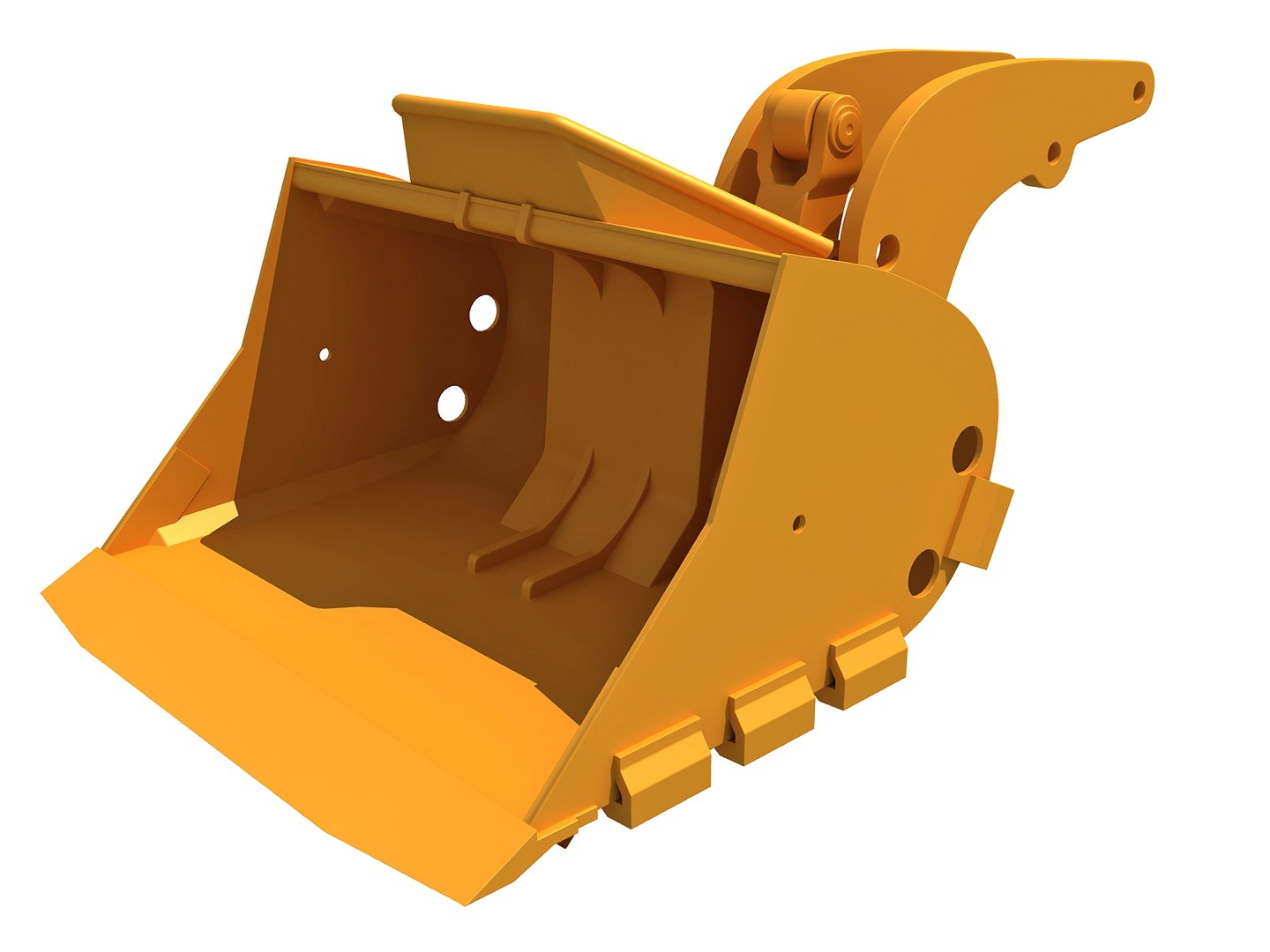 Excavator Bucket 3D Model - TurboSquid 1390198