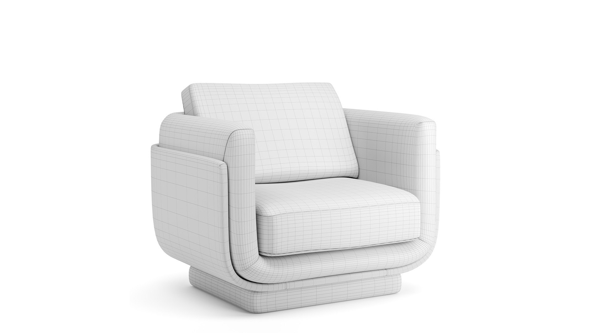 Ebisu Armchair By Charlotte Biltgen 3D Model - TurboSquid 2386406