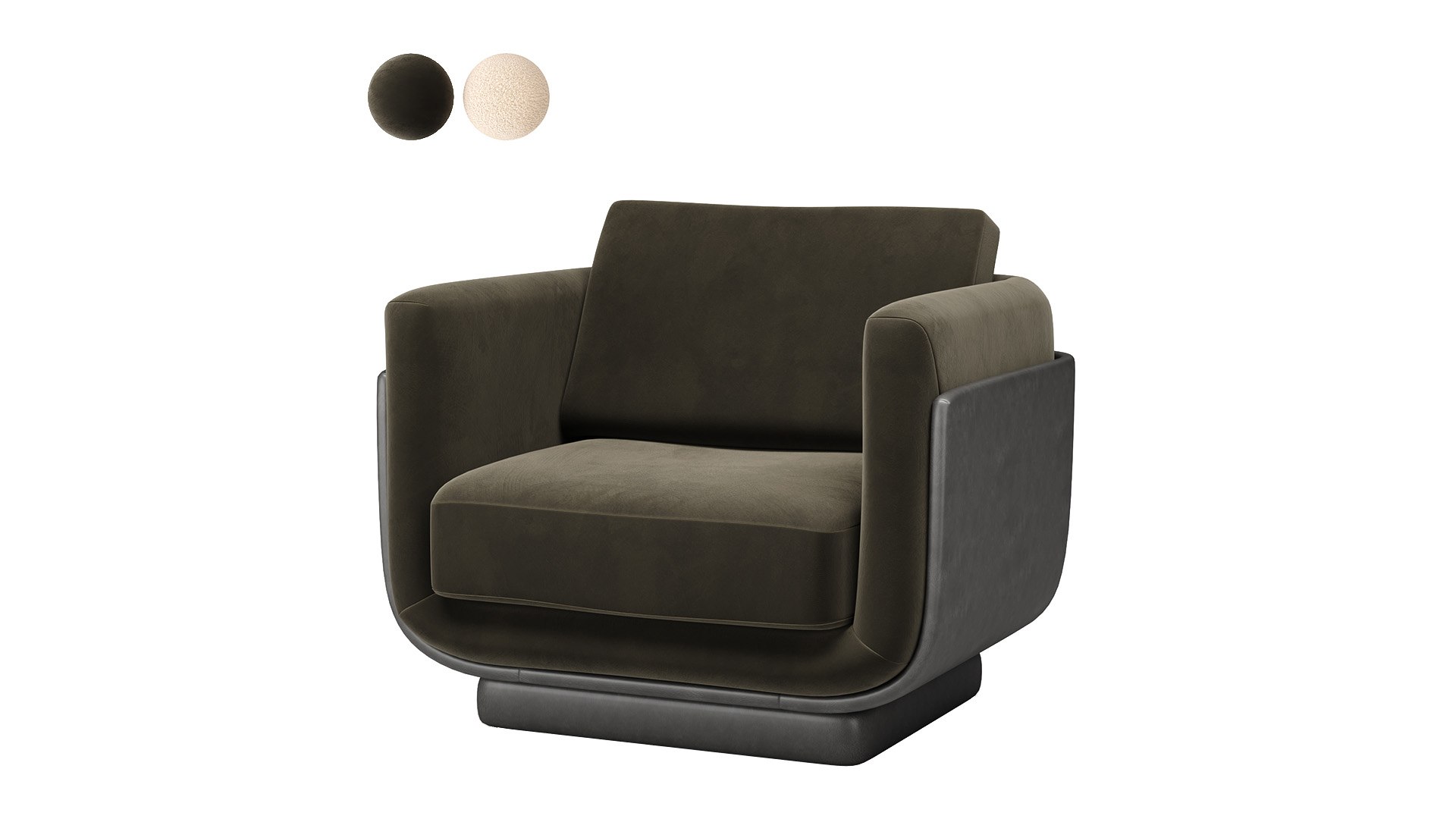 Ebisu Armchair By Charlotte Biltgen 3D Model - TurboSquid 2386406