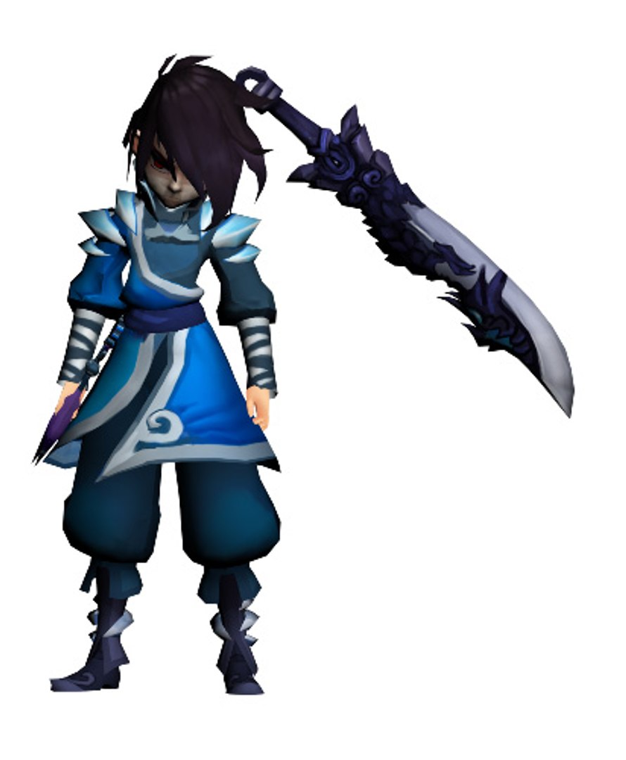 Asian Style Hand-painted Model - TurboSquid 1265213